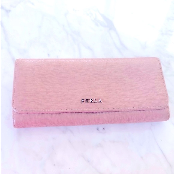 Furla | Bags | Furla Italian Leather Lux Womans Long Bifold Wallet In A ...